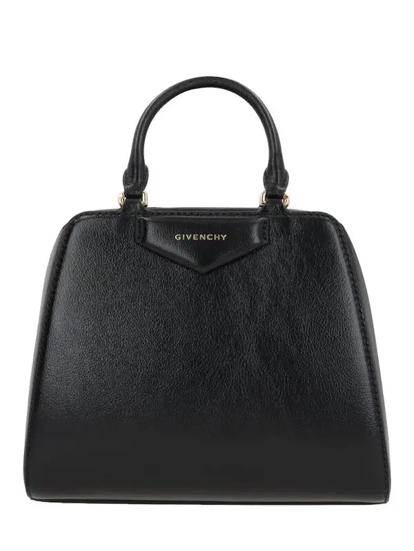 Givenchy Handbag In Shiny Grained Leather - Black