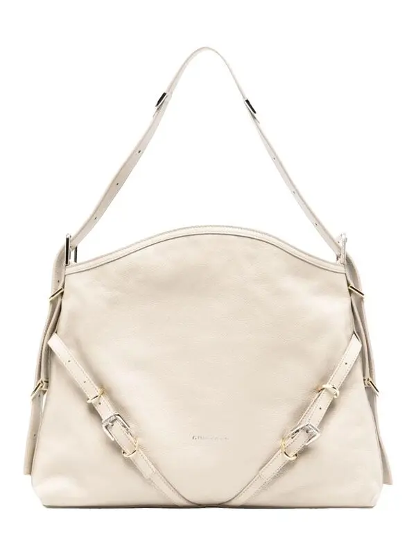 Givenchy Backpack With Logo Plaque - Beige
