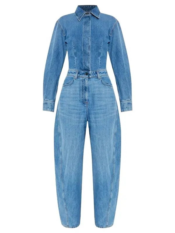 Givenchy Denim Jumpsuit - Blue