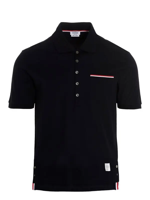 Thom Browne Rwb Polo Shirt - Blue