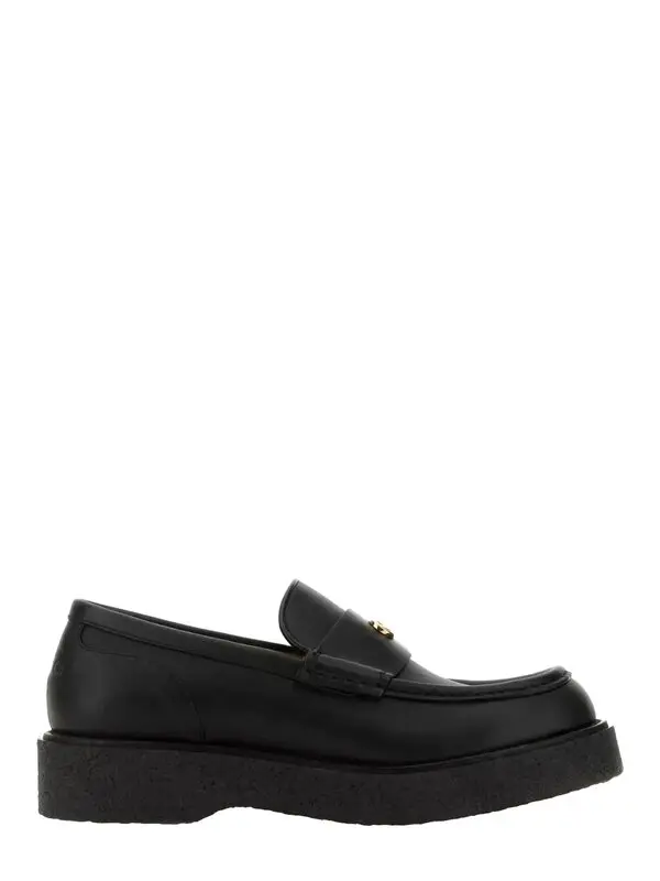 Gucci Interlocking G-plaque Loafers - Black