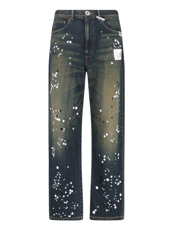 Mihara Yasuhiro Straight Jeans - Blue
