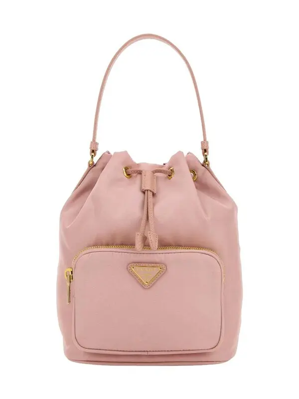 Prada Re-nylon Duet Bucket Bag - Pink