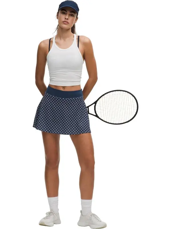 Lululemon Lightweight High-rise Tennis Skirt - Net Link Club Blue/club Blue