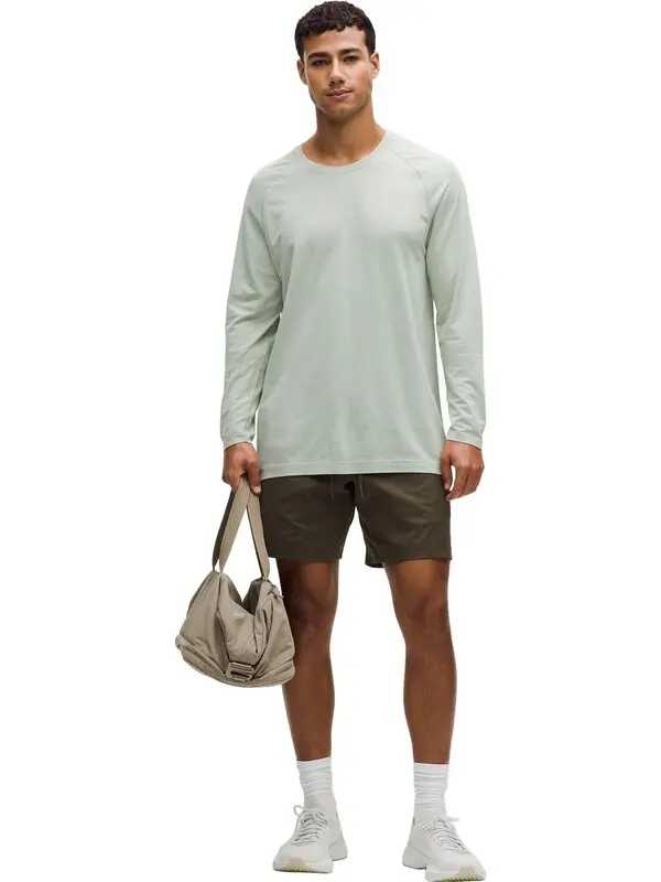 Lululemon Linerless Short 7 - Olive Brown