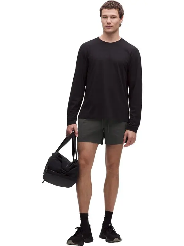 Lululemon Zeroed In Linerless Short 5 - Graphite Grey