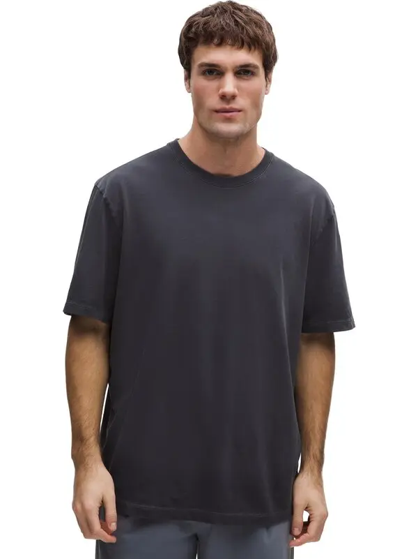 Lululemon Heavyweight Cotton Jersey T-shirt - Fade Dye Coal