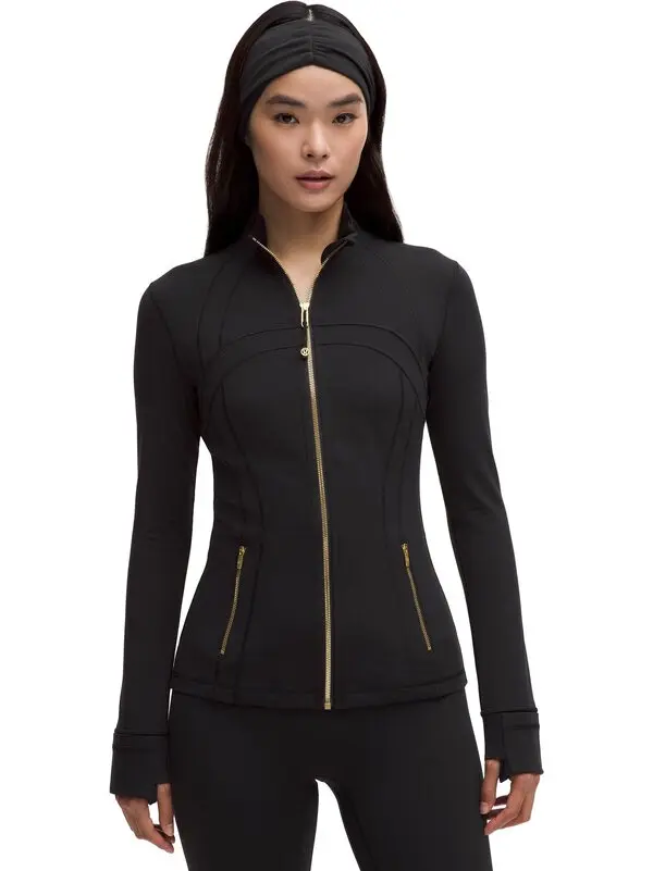 Lululemon Define Jacket - Black/gold/gold