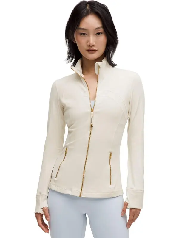 Lululemon Define Jacket - Light Ivory/gold/gold