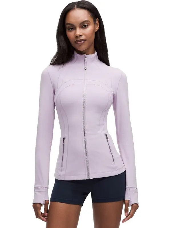 Lululemon Define Jacket - Lilac Play/mirror Silver/mirror Silver