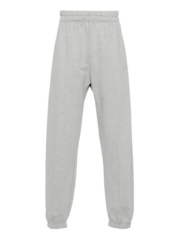 Gcds Embroidered-logo Track Pants - Grey