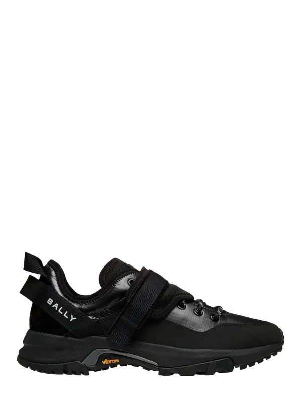 Bally Panelled Logo-print Sneakers - Black