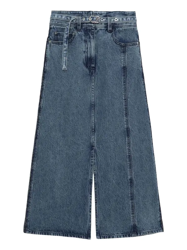3.1 Phillip Lim A-line Denim Skirt - Blue