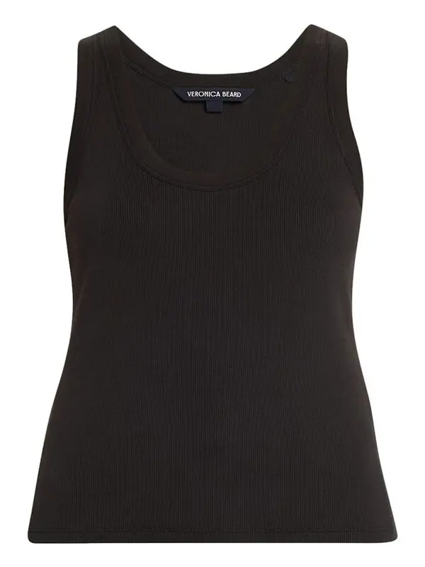Veronica Beard Birke Tank Top - Black