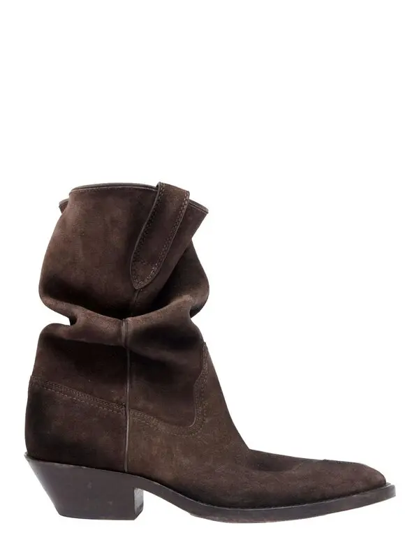 MAISON MARGIELA Tabi 55mm Western Boots - Brown