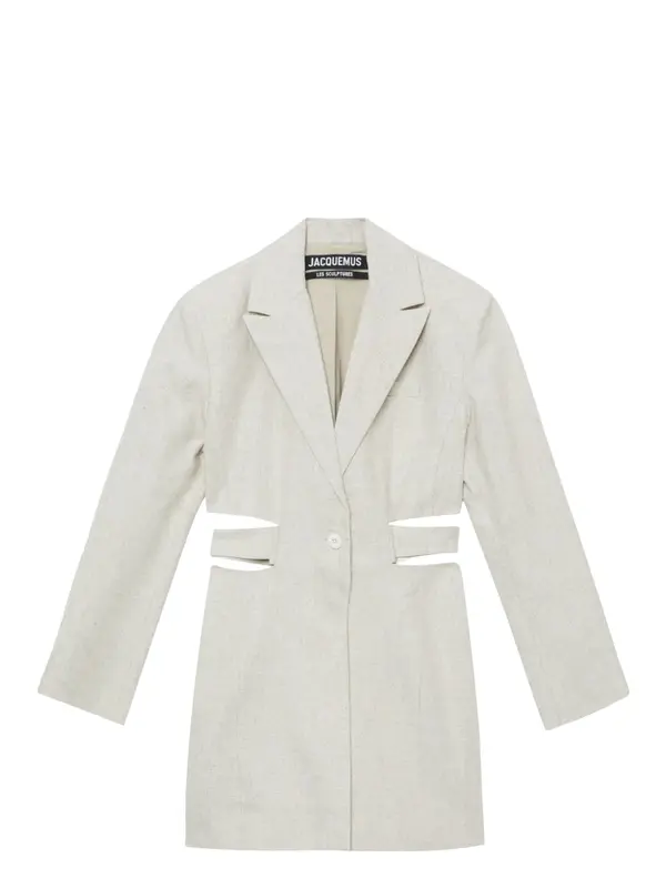 Jacquemus La Robe Bari Blazer Minidress - Neutrals