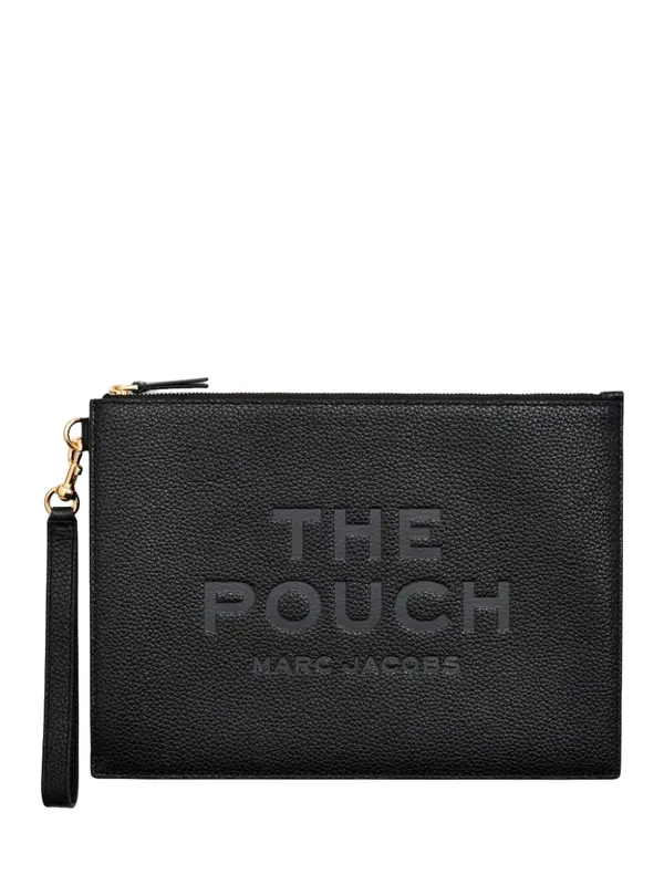 Marc Jacobs Large Leather Clutch - Black