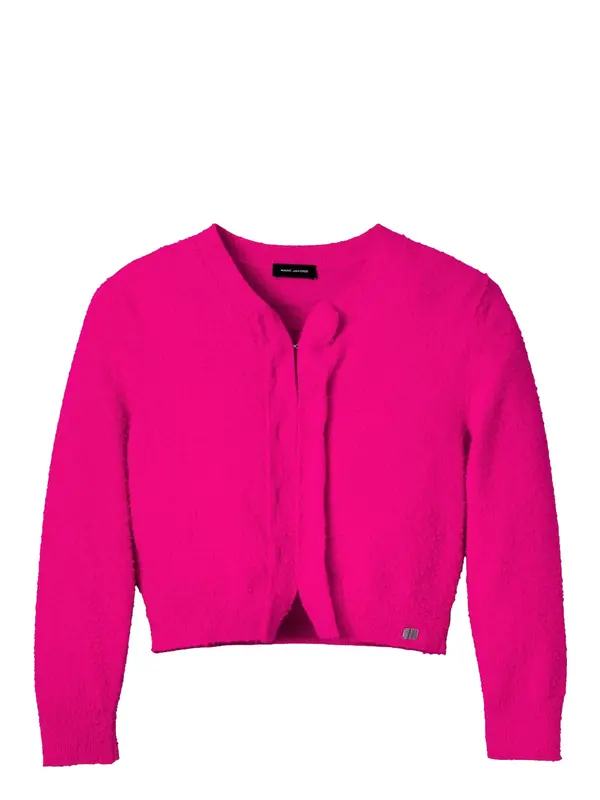 Marc Jacobs Cropped Wool Cardigan - Pink