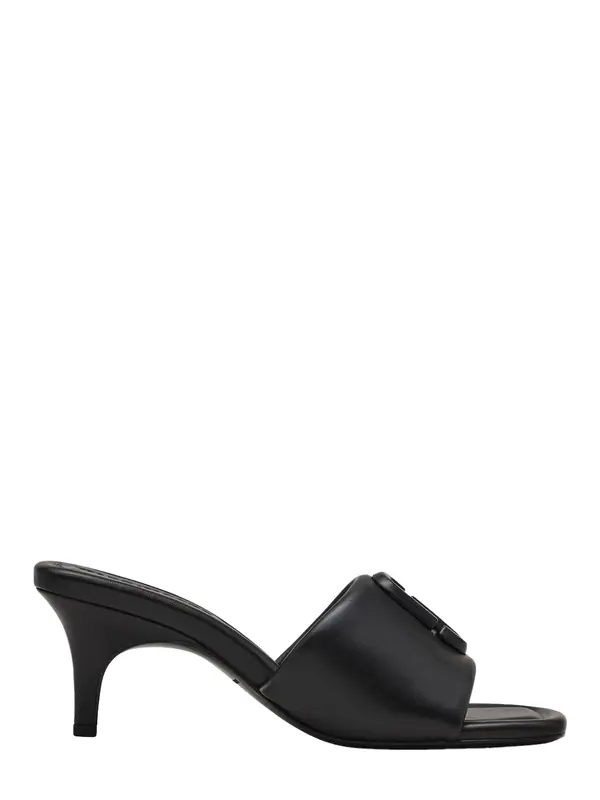 Marc Jacobs Leather J Marc 65mm Sandals - Black