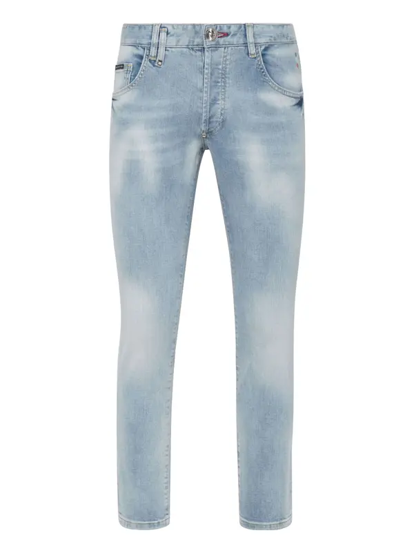 Philipp Plein Mid-rise Skinny Jeans - Blue