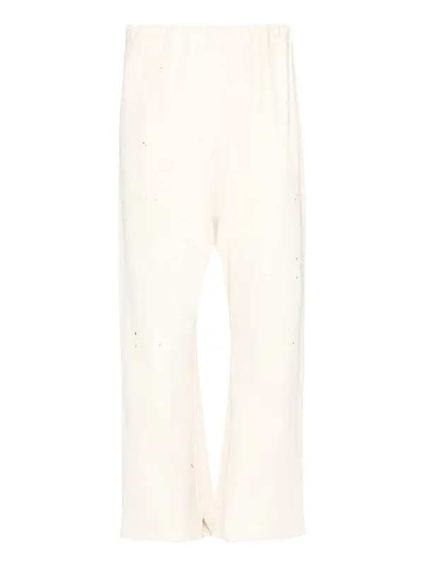 MAISON MARGIELA Cut-out Hem Track Pants - White