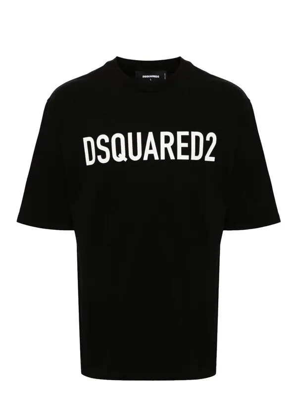 Dsquared2 Logo-print Cotton T-shirt - Black