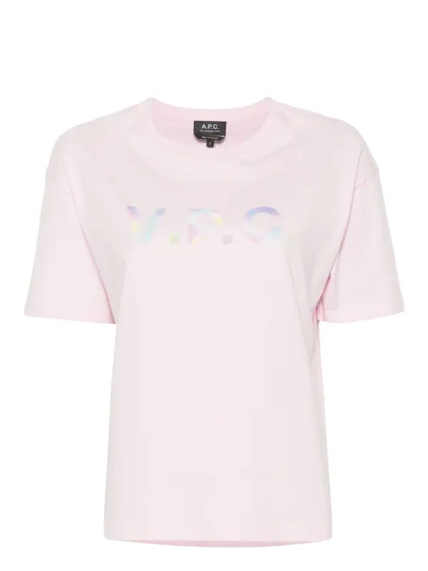A.p.c. Ana Cotton T-shirt - Pink
