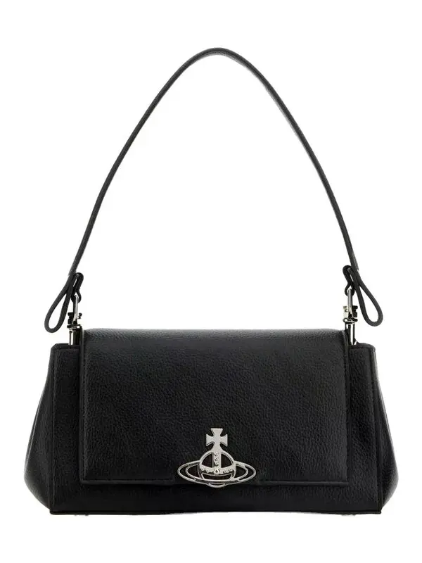 VIVIENNE WESTWOOD Medium Hazel Shoulder Bag - Black