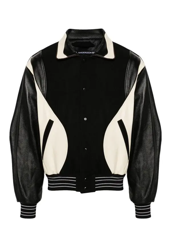 Andersson Bell Robyn Panelled Bomber Jacket - Black