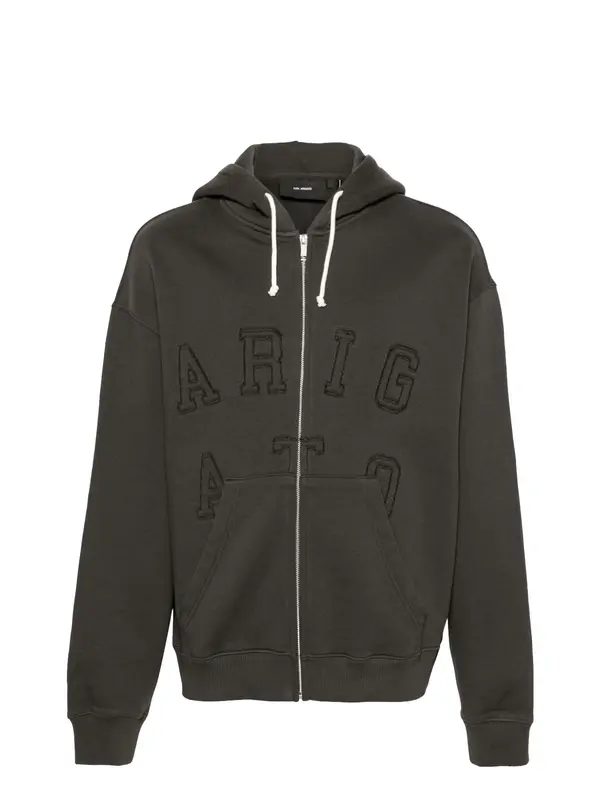 Axel Arigato Legend Logo-patches Hoodie - Black