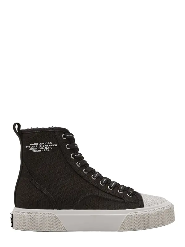 Marc Jacobs Canvas High-top Sneakers - Black