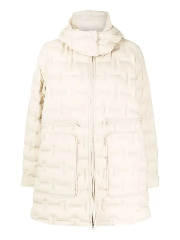 JNBY Hooded Padded Coat - Neutrals