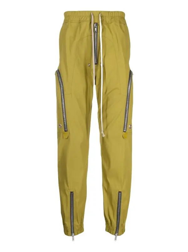 Rick Owens Drawstring Drop-crotch Trousers - Green