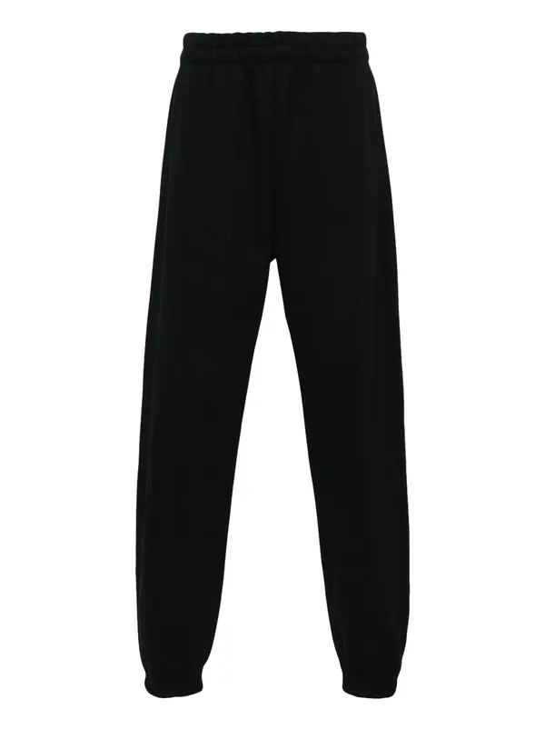 Gcds Embroidered-logo Track Pants - Black