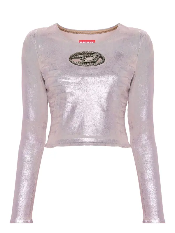 DIESEL® De-top1-fsd Crystal-embellished Top - Pink