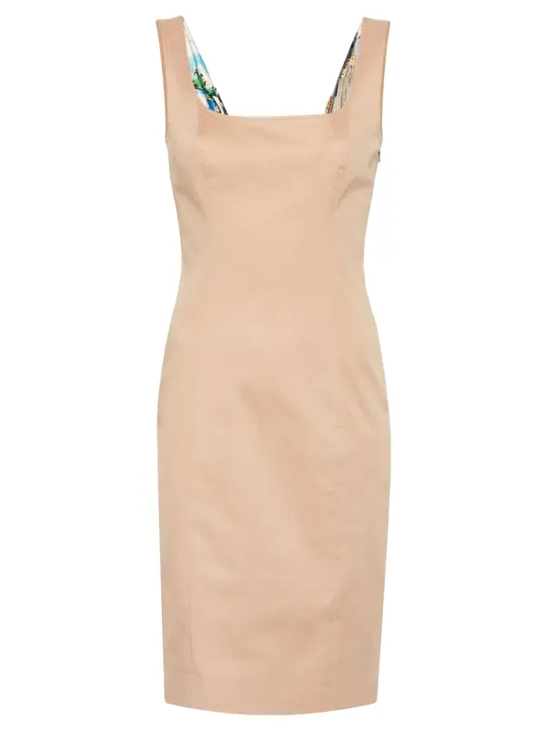 Moschino Horoscope-paneled Mini Dress - Neutrals