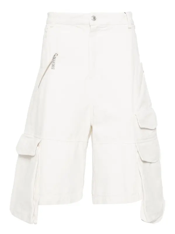 Gcds Ultracargo Bermuda Shorts - White