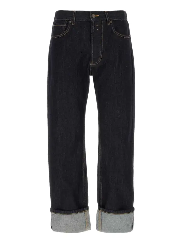 Alexander McQueen Straight-leg Jeans - Blue