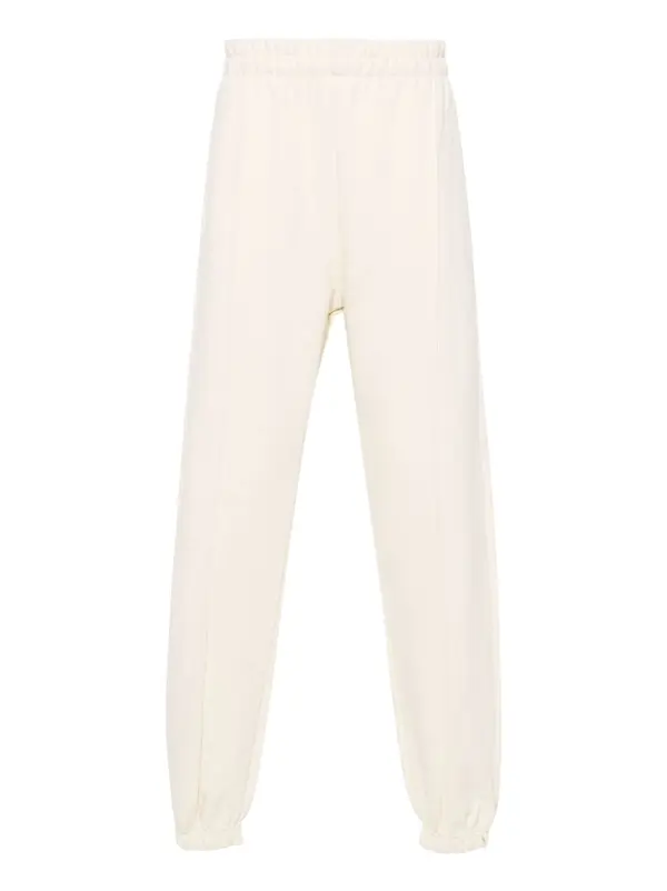 Gcds Embroidered-logo Track Pants - Neutrals