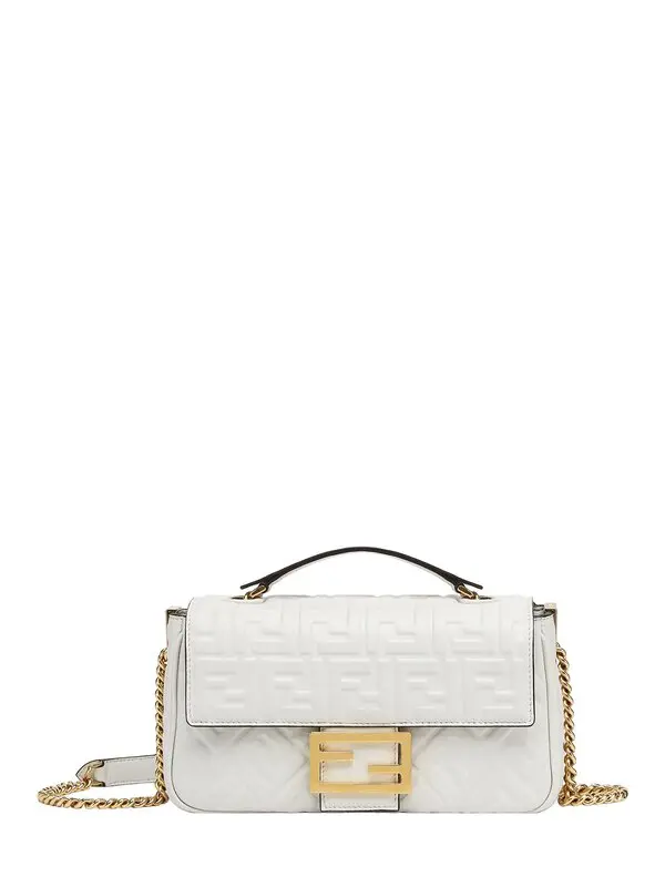 Fendi Baguette Chain Midi - White