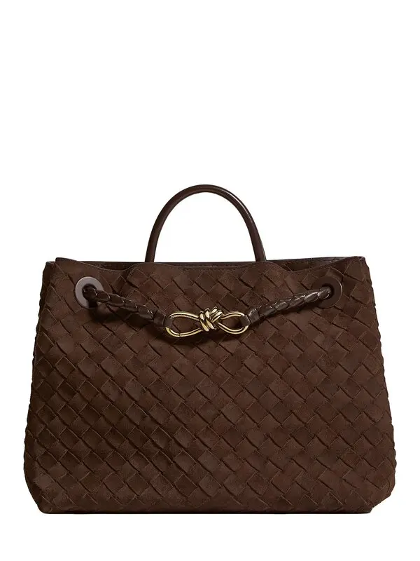 Bottega Veneta Medium Andiamo Top Handle Bag - Fondant