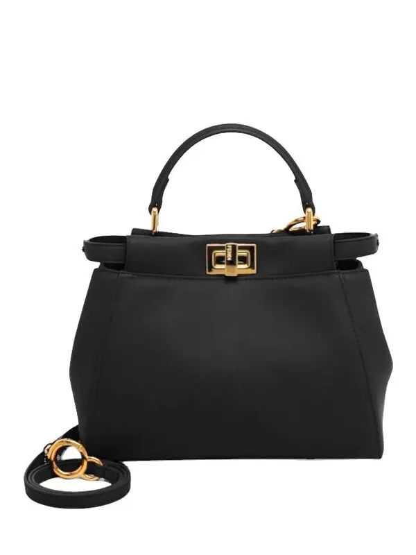 Fendi Peekaboo Handbag - Black