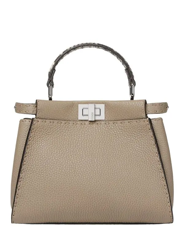 Fendi Peekaboo Handbag - Grey