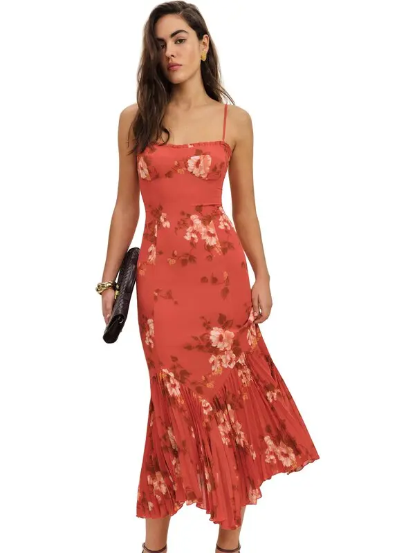 REFORMATION Aiko Dress - Orange