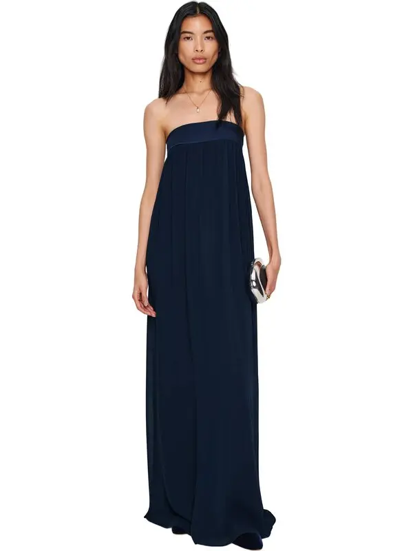 REFORMATION Maribelle Strapless Maxi Dress - Blue