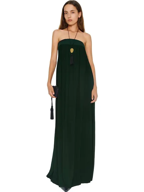 REFORMATION Maribelle Strapless Maxi Dress - Green