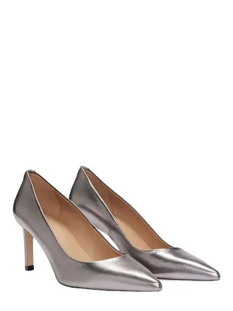 BOSS Janet Pointed Toe Pumps - Silver