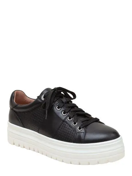 Linea Paolo Jett Platform Sneakers - Black