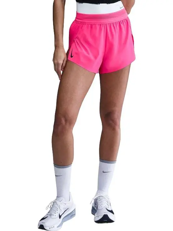 Nike Dri-fit Aeroswift Running Shorts - Hyper Pink/black
