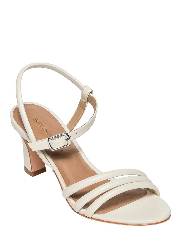 Bernardo Noor Ankle Strap Sandal - Eggshell